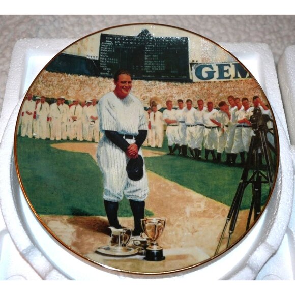 Lou Gehrig | Accents | Vintage Lou Gehrig The Luckiest Man From The ...